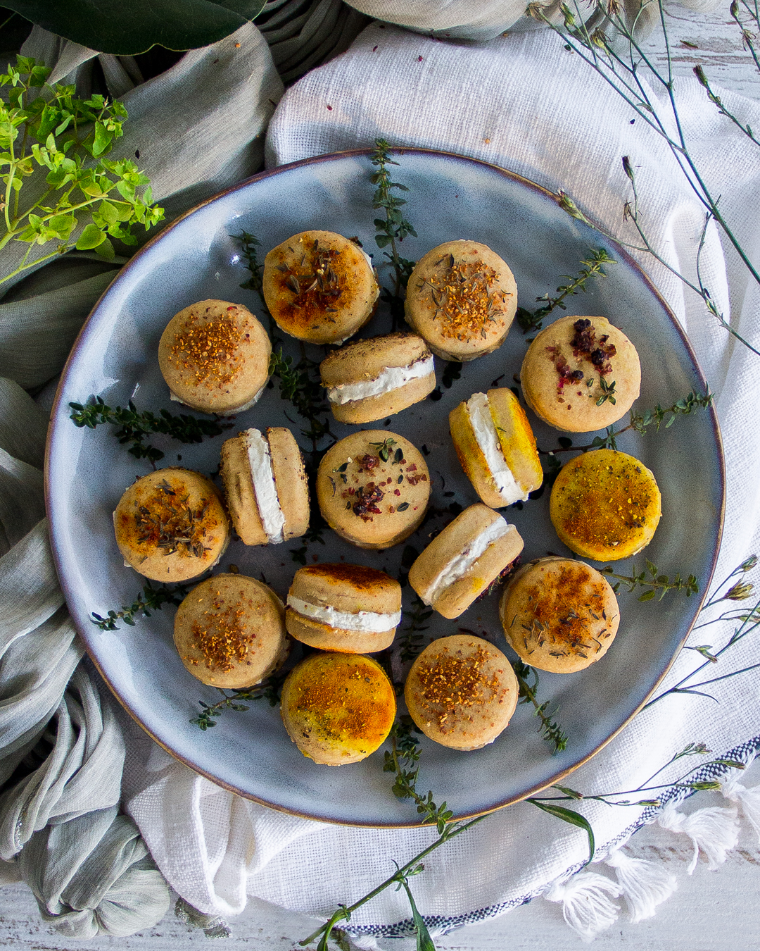 GALLETAS de MANTEQUILLA con Especias y Crema de Queso