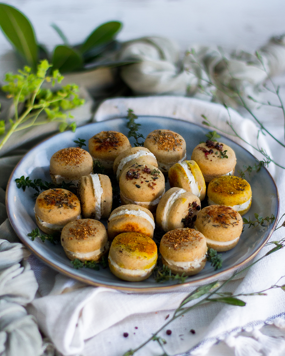 GALLETAS de MANTEQUILLA con Especias y Crema de Queso
